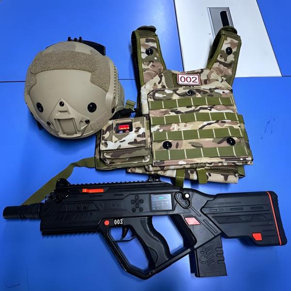 Comércio de armas e coletes multijogador equipamento de laser sem fio sistema de jogo