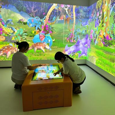 China Education Interactive Touch Screen Table Interactive Wall Projection Game for sale