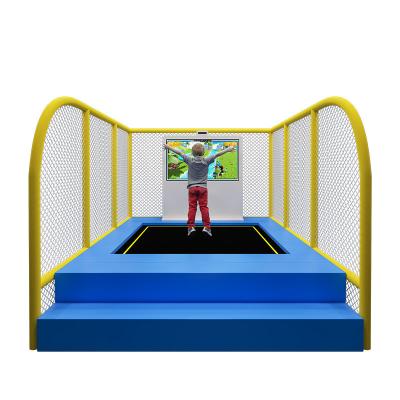Cina Indoor 55 Inch All-in-one Kinect Screen Interactive Games Trampolino Parco Bambini Parco giochi Salto AR Trampolino per bambini in vendita