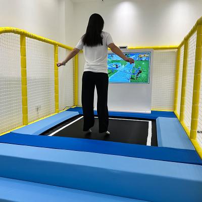 Chine Parc de trampolines interactif avec 6 jeux et tension 100-240V à vendre