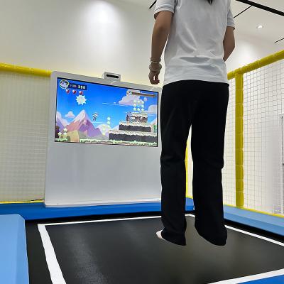 China Parque de Trampolins Interativo com 6 Jogos e Voltagem de 100-240V à venda