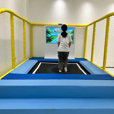 Cina Parco di trampolino interattivo con 6 giochi per bambini e adulti 100-240V in vendita