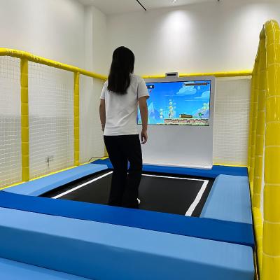 China Kinect 2.0 AR Sensor Interactive Trampoline Playground with Screen Games for Interactive Entertainment in Shopping Malls for sale