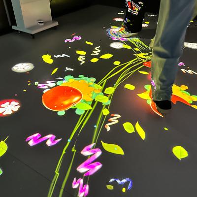 China Mobile All-in-one Floor Interactive Projection with 80+ Games 1280*800 Resolution and 110V-250V Voltage for sale