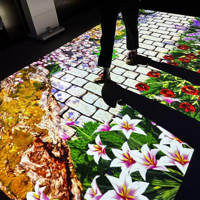 China Mobile All-in-One Interactive Floor Projection Machine with 4000 Lumens Brightness for Indoor Commercial Multiplayer Games for sale