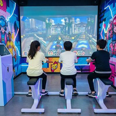 China Interactive Metal Bicycle Projecting Physical Exercise Scenes AR Dynamic Bike Projection for Gymnasium for sale