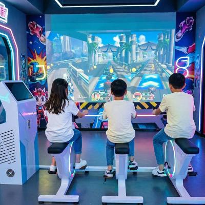 China Indoor Physical Exercise Scenes Interactive Metal Bicycle Interactive AR Projection Bike for Virtual Cycling Adventures for sale