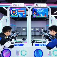 China Olympic Style Digital Target System with Precision Scoring Adjustable Bracket and Multi Round Functionality for Shooting Range Equipment for sale