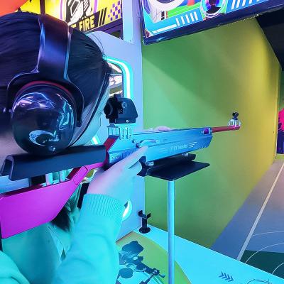 China Red Laser Shooting Game Simulator Indoor Shooting Game Machine Coin Operated Adults Immersive Shooting Game Machine for sale