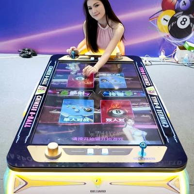 China New Entertainment Amusement Facilities Arcade Game Machine 3D Digital Billiard Table Coin Operated Pool Table for sale