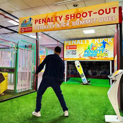 China Auto-goalkeeper Penalty Shootout Machine with High-strength Iron Frame and HD Screen Display for 1-4 Players for sale