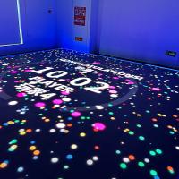 China Aurora Motion Interactive LED Floor Display with Leaderboard Screen and Multiplayer Game Modes for Customized Arcade Solutions for sale