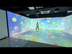 immersive experience wall and floor projection for shopping mall