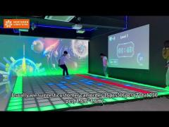 LED dance floor tile interactive game super grid for amusement park