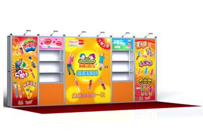 China Unique 10x20 Trade Show Exhibits Booths , Custom Exhibition Stand Designs for sale