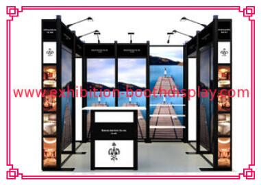 China Retractable 3x3 Modular Exhibits Aluminum frame For convention for sale