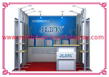 China Custom Modular Exhibition Displays , 10x10 Tension Fabric Trade Show Booth for sale