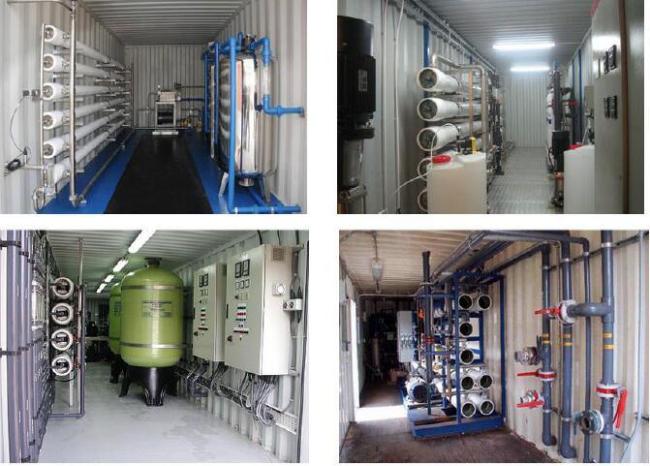 Mobile RO Plant Solar Sea Water Swro Desalination Plant Desalination Container Containerized Reverse Osmosis Seawater Desalination Plant