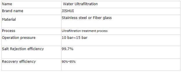 UF Water Purifier Industry Nano Filtration System Remove Color UF System UF Water Ultrafiltration System