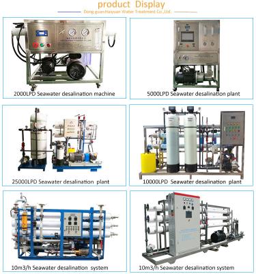 China Watermaker Unidade de dessalinização de água de mar Desalinador de barcos Estação de dessalinização para venda de barcos Água salgada à venda