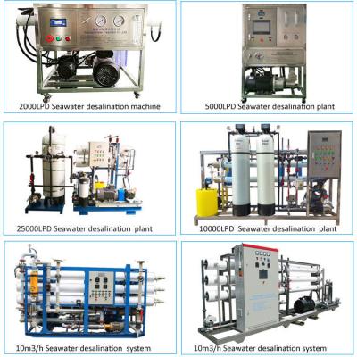 Cina Watermaker Unità di desalinizzazione dell'acqua di mare Disalinizzatore di imbarcazioni Impianto di desalinizzazione per la vendita di imbarcazioni Acqua salata in vendita
