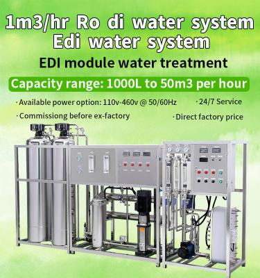 China EDI Module Water Treatment EDI Water Treatment Electrical Deionizer for sale