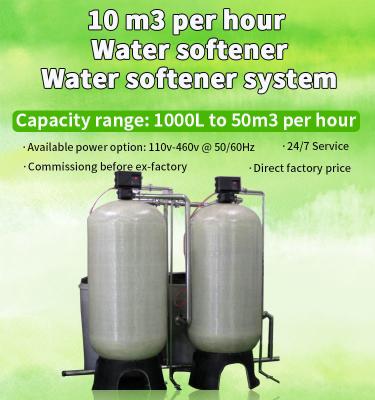 Cina Filtro di ammorbidimento Ammorbiditore di acqua Macchina di scambio ionico Ammorbiditore di acqua di resina in vendita