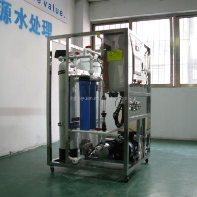 Cina Acqua salata della pianta del RO dell'acqua di mare 2KW ad acqua potabile pressione di operazione di 50 barre in vendita