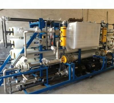 Cina sistema del filtro dalla pianta di osmosi inversa dell'acqua di mare 600ppm fornito di SpA in vendita