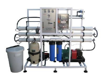 China SS 316L Material Sea Water Reverse Osmosis Plant DOW membrane 4% Recovery for sale