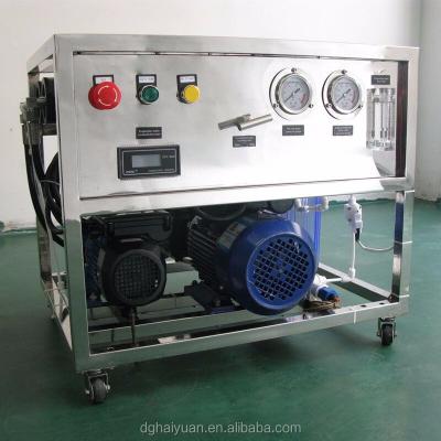 China SS 316L Material Sea Water Reverse Osmosis Plant DOW membrane 4% Recovery for sale