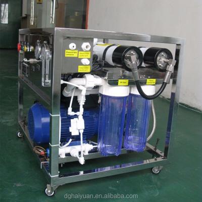 China SS 316L Material Sea Water Reverse Osmosis Plant DOW membrane 4% Recovery for sale
