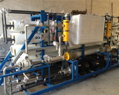 China Planta salgada do RO da água 4KW, sistemas de tratamento de água salgada 280KG à venda