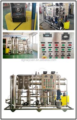 China Abastecimento de água industrial da osmose reversa 1000PPM, equipamento Deionized da água à venda