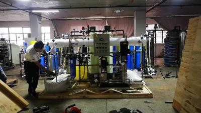 China 100TPH de Installatieglasvezel Materiële 10kw van de ontziltings Omgekeerde Osmose RO Te koop