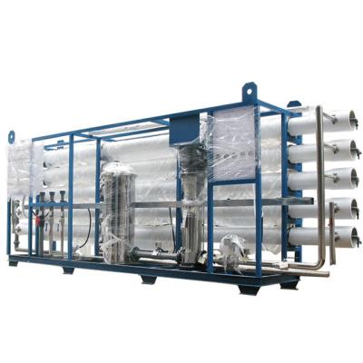 中国 100TPH脱塩の逆浸透ROの植物のガラス繊維物質的な10kw 販売のため