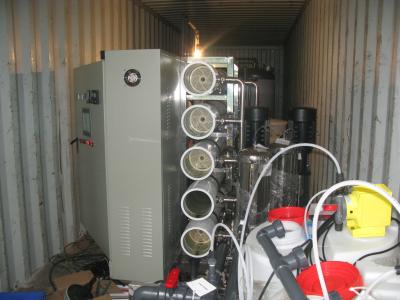 China 100TPH de Installatieglasvezel Materiële 10kw van de ontziltings Omgekeerde Osmose RO Te koop