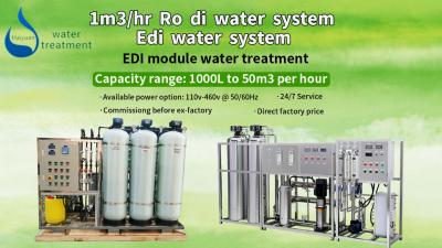中国 Electrodeionization Ediモジュールの水処理1000L/Hour UPVC材料 販売のため