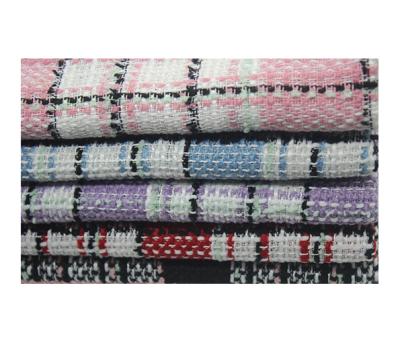 China In Stock Yarn Dyed 100 Polyester Fragrant Breeze Tweedy Fabric for Women's Autumn and Winter Coat Clothing for sale