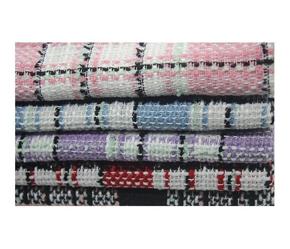 Quality In Stock Yarn Dyed 100 Polyester Fragrant Breeze Tweedy Fabric for Women's Autumn and Winter Coat Clothing for sale