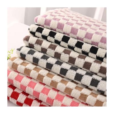 China Recycled 100% Soft Cotton Prints Fabrics Shu Velveteen Sherpa Cotton Fabrics for Clothing for Home Blanket Textile for sale
