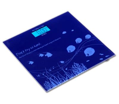 Cina bilancie pesa-persone elettroniche di precisione esili con la lampadina blu LCD in vendita