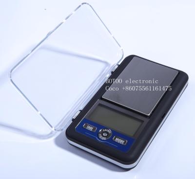 China o bolso preto do LCD Digital do tabaco do laboratório escala portátil 500g x 0.01g à venda