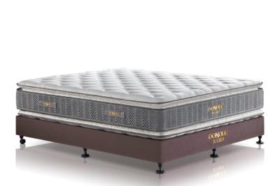 China Luxury design reversible pillow top vacuum packed king size  mattress for sale
