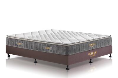 China Nice bamboo fiber fabric 3 zone pocket spring mattress for sale
