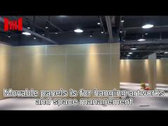 38-45db Soundproof Hinge Folding Partition Wall Heat Insulation
