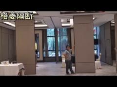 ODM Sliding Folding Partitions Movable Walls For Hotel 2000KG Load bearing