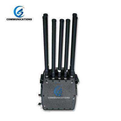 China 900MHz 1.2G 1.5G 2.4G 5.2G 5.8G Drone Signal Detector Defense System With 6 Antennas for sale