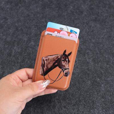 China PU Leather Magnetic iPhone Wallet 25 Color Magnetic Wallet Phone Cases With N52 Strong Magnets for sale