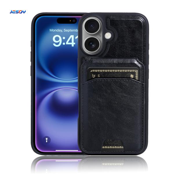 Quality Magnet Leather Phone Case Luxury Phone Cover With Card Holder for sale